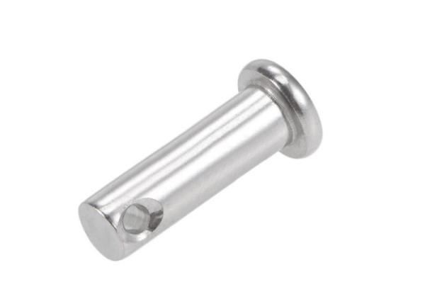 Quality M8 Stainless Steel Clevis Pins With Small Head Hole Circlip Rust Resistance for sale