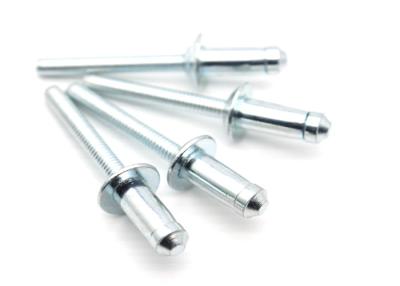 China Countersunk Head Open End Blind Rivets With Aluminum Mandrel And Head DIN7337 for sale