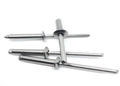China Countersunk Head Open End Blind Rivets With Aluminum Mandrel And Head DIN7337 for sale