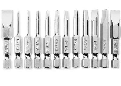China Alloy Steel CRV S2 Hex Head Screwdriver Bit 3mm 4mm Chemical Resistant High Hardness for sale