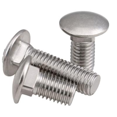 China Stainless Steel SS304 316 Carriage Metal Bolts Grade 4.8 8.8 10.9 12.9 Din603 for sale