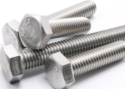 China Stainless Steel 310S Hex metal Bolts 3/8”-16 Polished Finish for High Temperature Resistance for sale