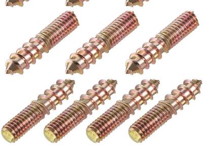 China Carbon Stee lDouble Hanger Head Bolt Self TappingGalvanized Blue Yellow Zinc Plated for sale