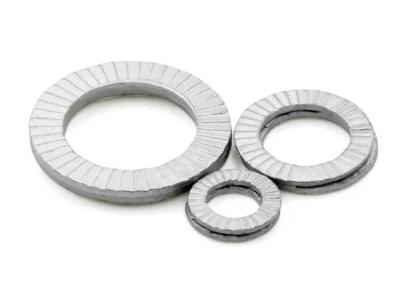 China 6mm 8mm Class8.8 10.9 12.9 Carbon Steel  Galvanized GL Double Fold Self Locking Washer for sale
