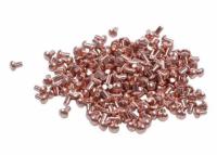 China Carbon Steel round head solid rivet 7/16 1/2 Customized brass finishing solid rivet for sale