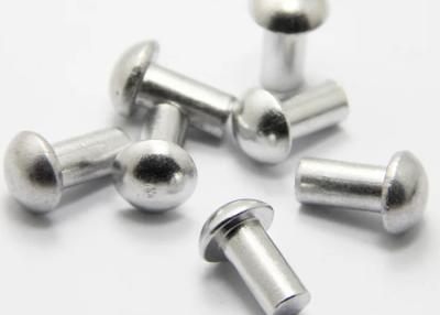 China Stainless Steel 3/8 7/16 1/2 Flat head solid rivet custom SUS 304 SUS 316 Round head rivets for sale