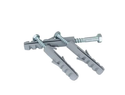 China M8 M10 Blue Red Color Fish Shape Nylon Plastic Expansion Anchor Bolt for sale