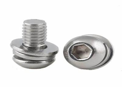 China M6 M8 M10 Hexagon Hex Socket Button Head METAL Screw Assembled With Washer 304 316 316L for sale