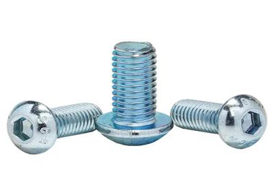 China Astm A325 A307 Gr2 Gr5 Astm 193 B7 Zinc Plated Coated Galvanized Cross Recess  Hexagon Pan Head Metal Screw for sale