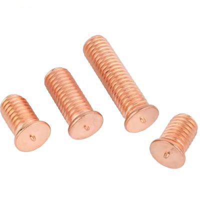China Copper Weld Metal STUD UNC 1/2-13 Phosphated Base Surface Joints For Marine Ship Hull Equipment for sale