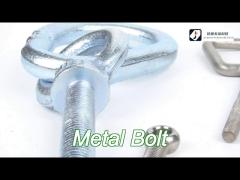 heavy duty galvanized steel j-bolt anchor metal bolt m20 with hot-dip zinc coating