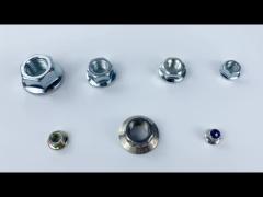 12-point flange nut, hex flange nut