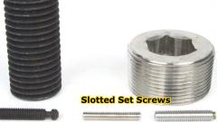 Slotted Set Screws
