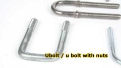 Ubolt / u bolt with nuts washer
