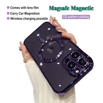 China Electroplate TPU Magsafe Phone Case Shockproof Magnetic For IPhone 16 15 14 Pro Max for sale