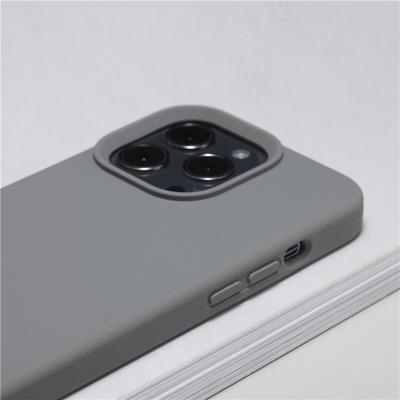 China Soft Microfiber Lining Real Silicone Cell Phone Case Mobile Cover Anti Fingerprint for sale