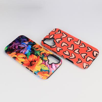 China Sublimation Blank Phone Case 3D 2 in 1 Cover TPU Blank Printable for iPhone 16 for sale