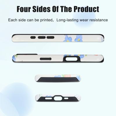 China Sublimation Film 2 in 1 3D Mobile Phone Case Covers Blank Custom Compatible with iPhone for sale
