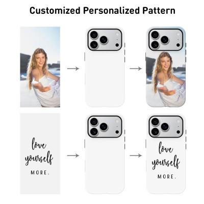 China Blank 3D Coated 2 in 1 Sublimation Film Phone Case DIY Custom Glossy for iPhone 17 for sale