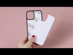 Tpu não deslizante de borda 2D de sublimação de caixa de telefone em branco para iPhone 16 15 Pro Max