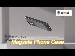 Compatible Invisible Stand Magsafe Phone Case Shockproof Matte For iPhone 16 15 14