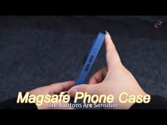 Shockproof Magsafe Phone Case Translucent Back Anti Fingerprint