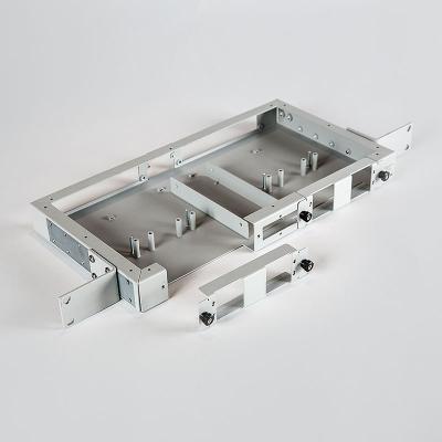 Cina saldatura di piegamento di perforazione di montaggio di CNC della scatola di recinzione della lamiera sottile di 0.1mm in vendita