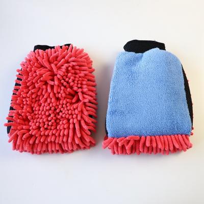 China Scratch Resistant Soft Car Cleaning Microfiber Gloves Thickened for sale