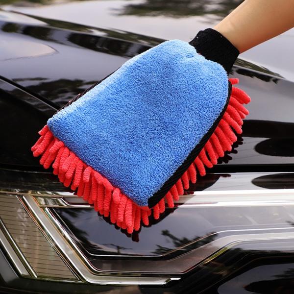 Quality 95 GSM Microfiber Car Cleaning Glove for sale