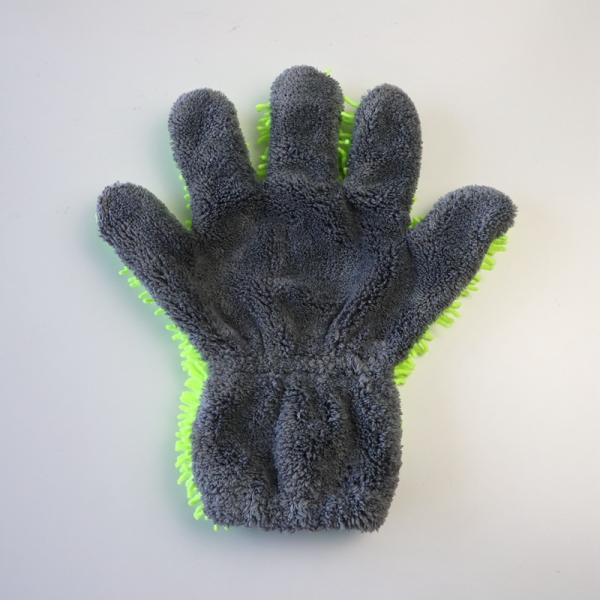 Quality Eco Friendly 5 Finger Car Wash Mitt Super Absorbent Quick Drying for sale