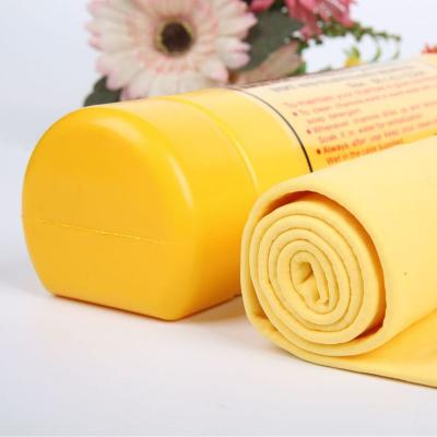 China Quick Dry PVA Drying Towel Super Absorbent Multipurpose Chamois Cloth For Household Cleaning for sale
