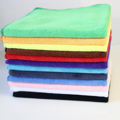 China Heavyweight 400gsm 30x30 Microfiber Cleaning Rag Microfiber Dish Cloths Quick Dry for sale