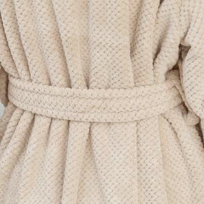 microfiber coral fleece bathrobe