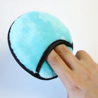 China 2cm Thickness Polyester Microfiber Makeup Remover Pads 10x10cm for sale