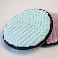 China OEM / ODM 12cm Microfiber Pads Makeup Remover Customizable for sale