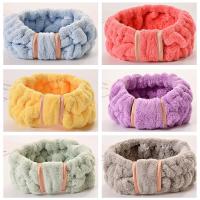 China Durable Polyester Polyamide Microfiber Headband 8.5x18cm 42g/Pc Cute Spa Headbands for sale