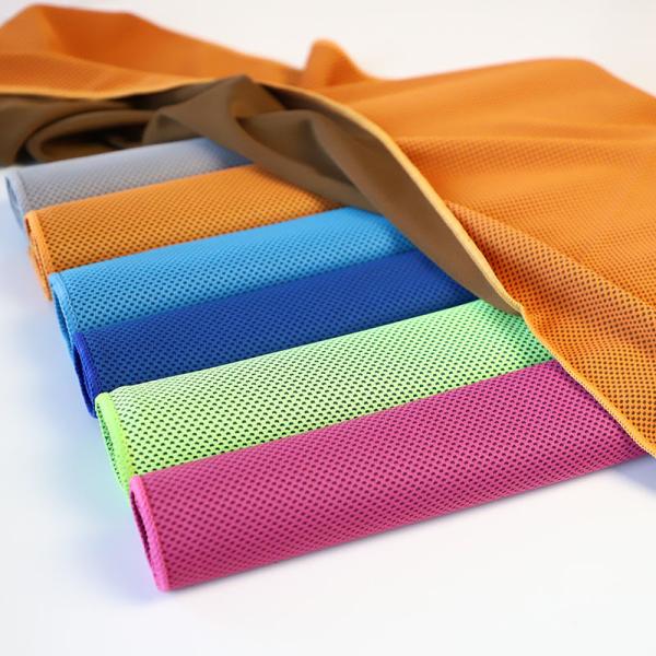 Quality 30x100cm 170gsm Cooling Microfiber Sport Towel 100% Polyester for sale