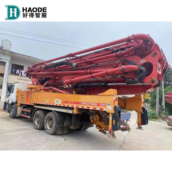 Quality Powerful HAODE Sany SYM5337THB 52m Mortar Concrete Pump Truck Boom Concrete for sale