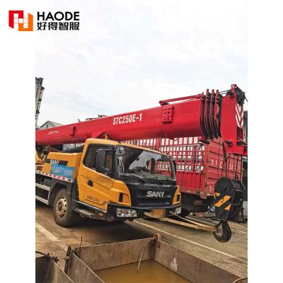 China STC250E Mobile Truck Crane Max. Lifting Height of 50 Meters for Versatile Applications for sale