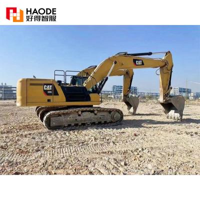 Cina 7550 mm Capacità di immersione 35 tonnellate Cat 336 GC Escavatore usato con cilindro idraulico superiore in vendita