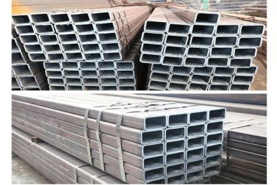 China Hollow Section Square Steel Pipe 80x80 Rectangular for Fluid Pipe for sale