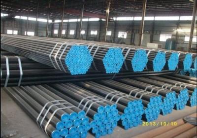 China DIN 17175 Black Painted Galvanized Steel Pipes Seamless Pipe For Punching Process for sale