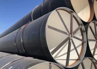 China Q235 Tubo de acero SSAW 3PE recubierto para proyectos de construcción de petróleo en venta