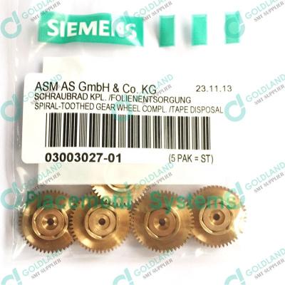 Cina Feede dentato a spirale di SIEMENS di disposizione 03003027 del nastro di Compl della ruota di ingranaggio dell'ASM di Siemens della parte dell'alimentatore di Siemens del pezzo di ricambio di SMT in vendita