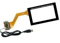 China Industrial 5.5 Inch Capacitive Touch Screen Panel With USB Interface for sale