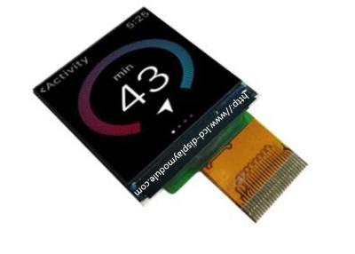 China MCU SPI Interface IPS Square TFT Display Module For Wearable Smart Watch for sale