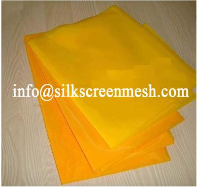 China paño de empernado del serigrafia de para del amarela del malha del monofilamento en venta