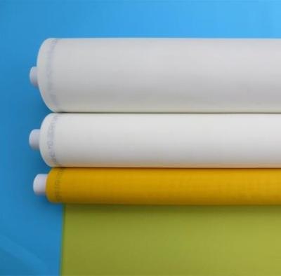 China Polyester screen printing mesh DPP165 Yellow/White  printing boting cloth en venta