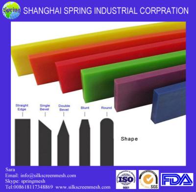 중국 Screen printing squeegee for polyester silk printing mesh PU1 판매용