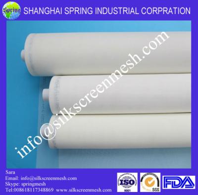 China Manufacturer 43T/110mesh Polyester Screen Printing Mesh / Whole Screen Printing Yellow/White en venta